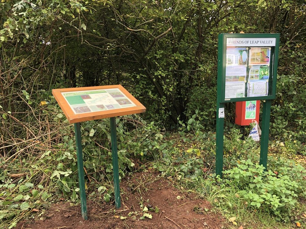 Refurbished Notice Boards | The Friends of Leap Valley
